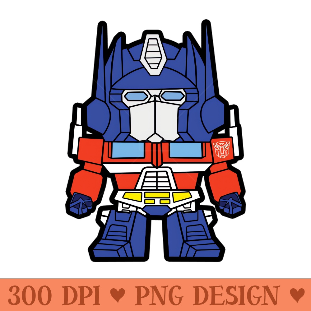 Optimus Prime Chibi - PNG Clipart | Inspire Uplift