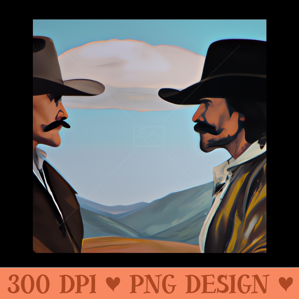 Cowboys fight - Sublimation PNG Designs | Inspire Uplift