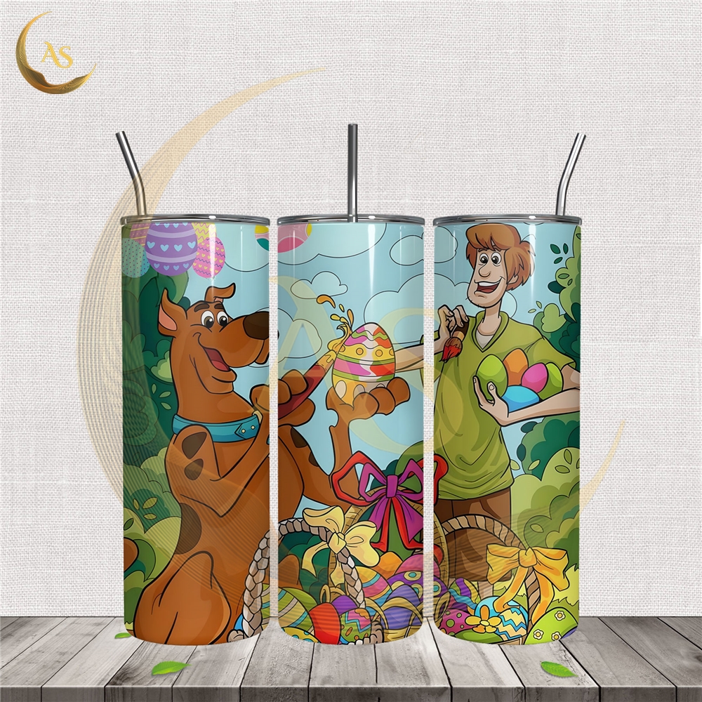 Scooby Doo Easter Day Tumbler Wrap PNG - Inspire Uplift