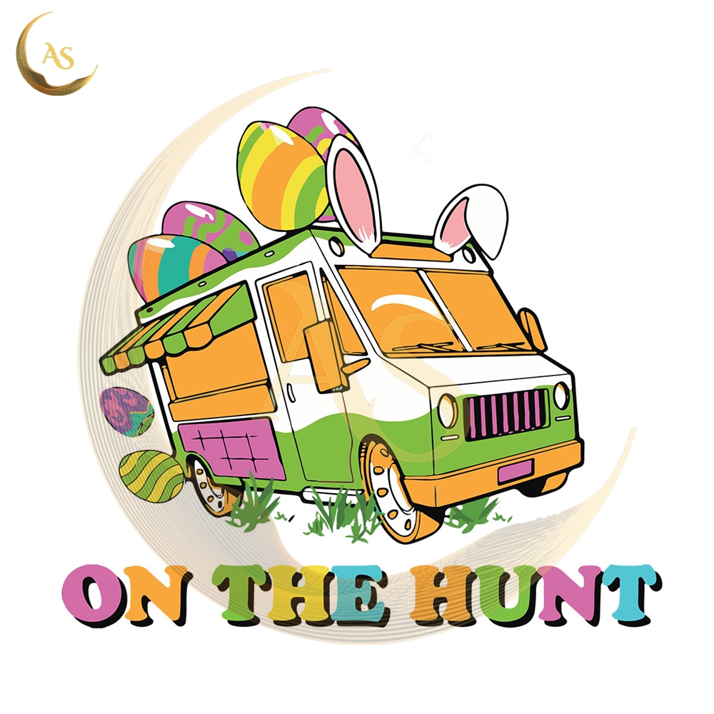 Easter Bunny Ice Cream Truck On The Hunt PNG | Inspire Uplift