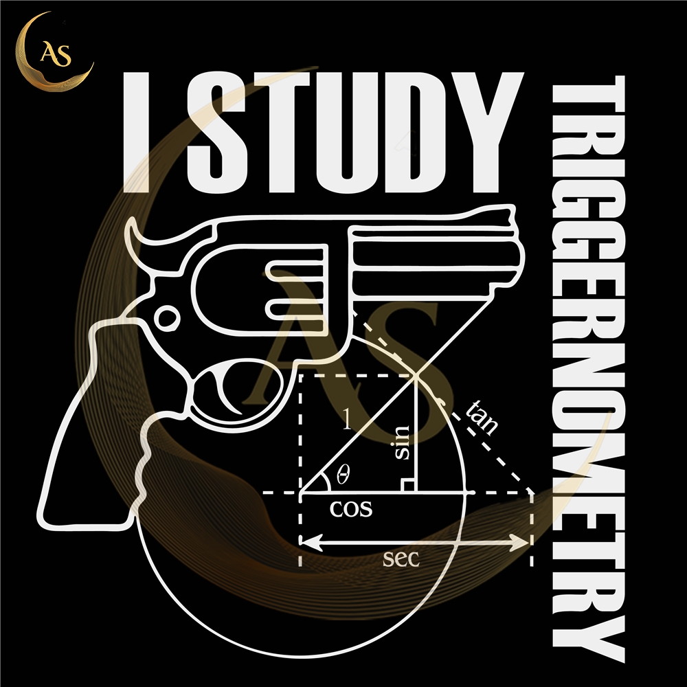 I Study Triggernometry SVG, Gun SVG, 2nd Amendment SVG, Sarc - Inspire Uplift
