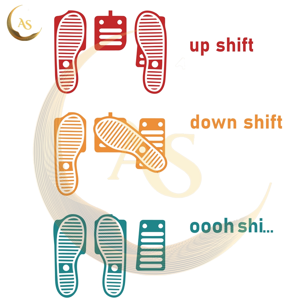 Up Shift Down Shift Oh Shit svg files for cricut | Inspire Uplift