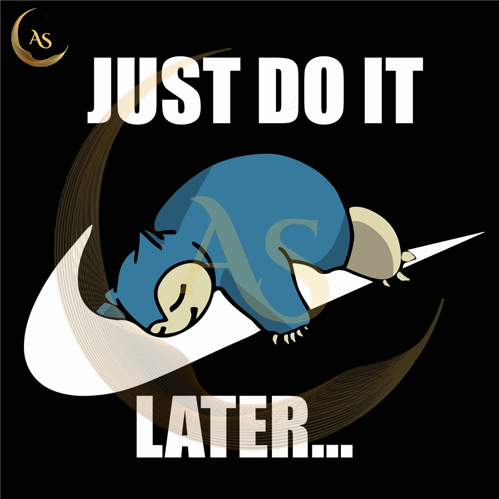Snorlax Sleep Logo Nike Svg, Snorlax Nike Svg, Snorlax Just | Inspire ...