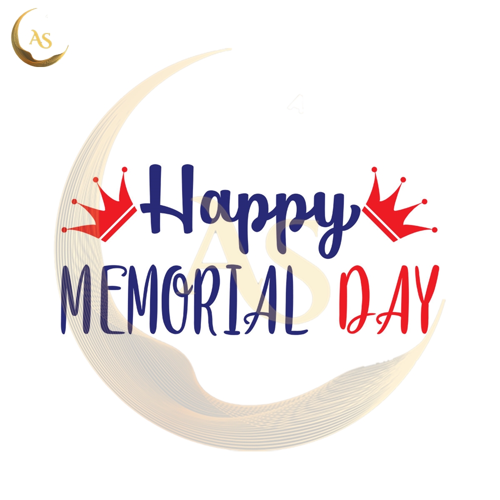 Happy Memorial Day Crown Clipart SVG | Inspire Uplift
