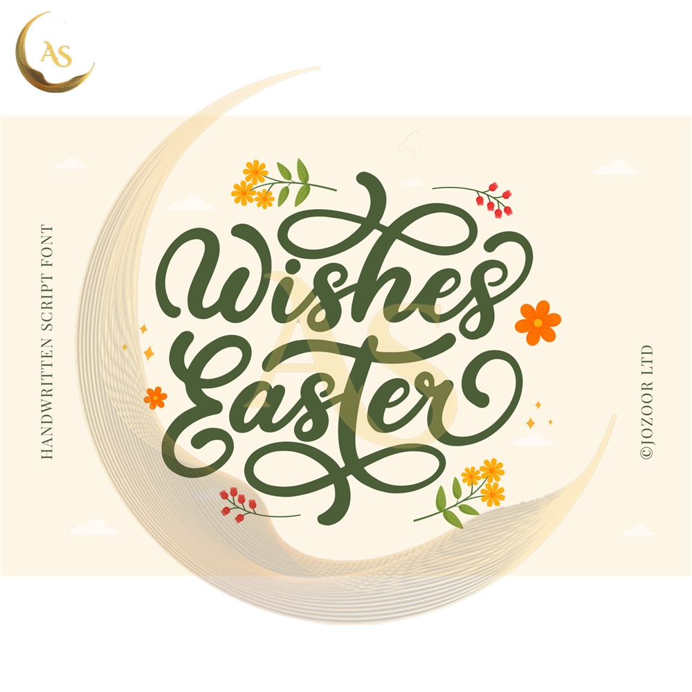 Wishes Easter Font, Script Font, Cursive Font, Handwritten F | Inspire ...