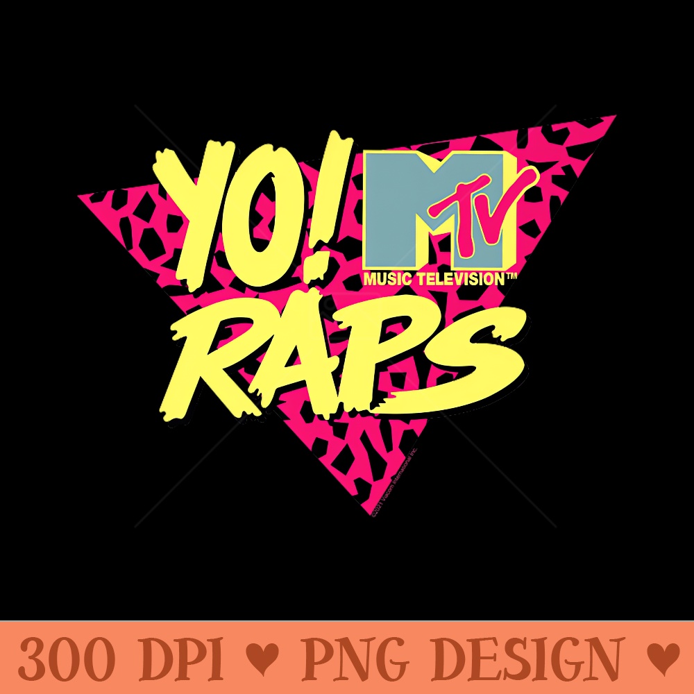 Yo! MTV Raps Triangle Logo Premium - Exclusive PNG designs - | Inspire ...