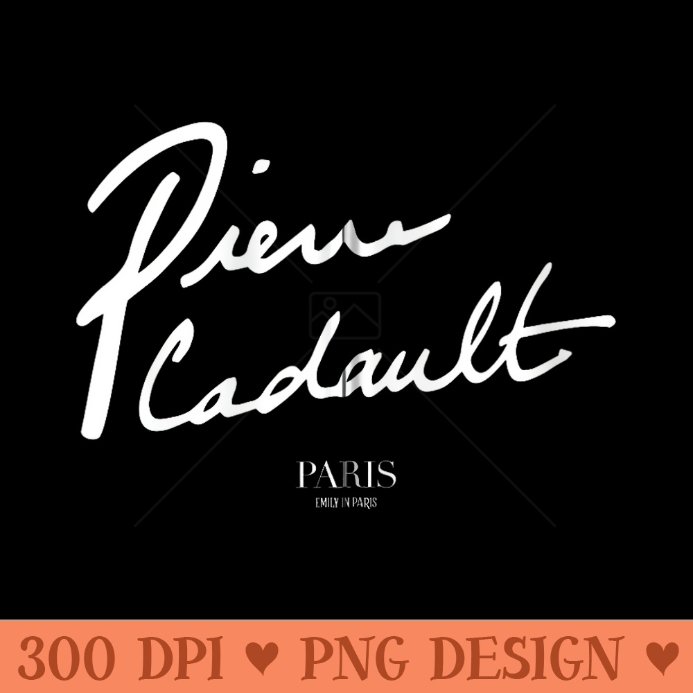 Emily in Paris Pierre Cadault Zip - Modern PNG designs - Eco | Inspire ...