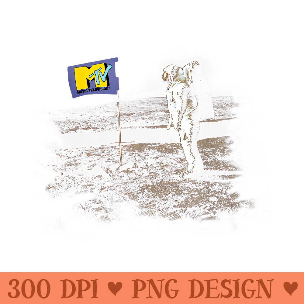 MTV Moon Man - Trendy PNG Designs - Easy-To-Print And User-F | Inspire ...