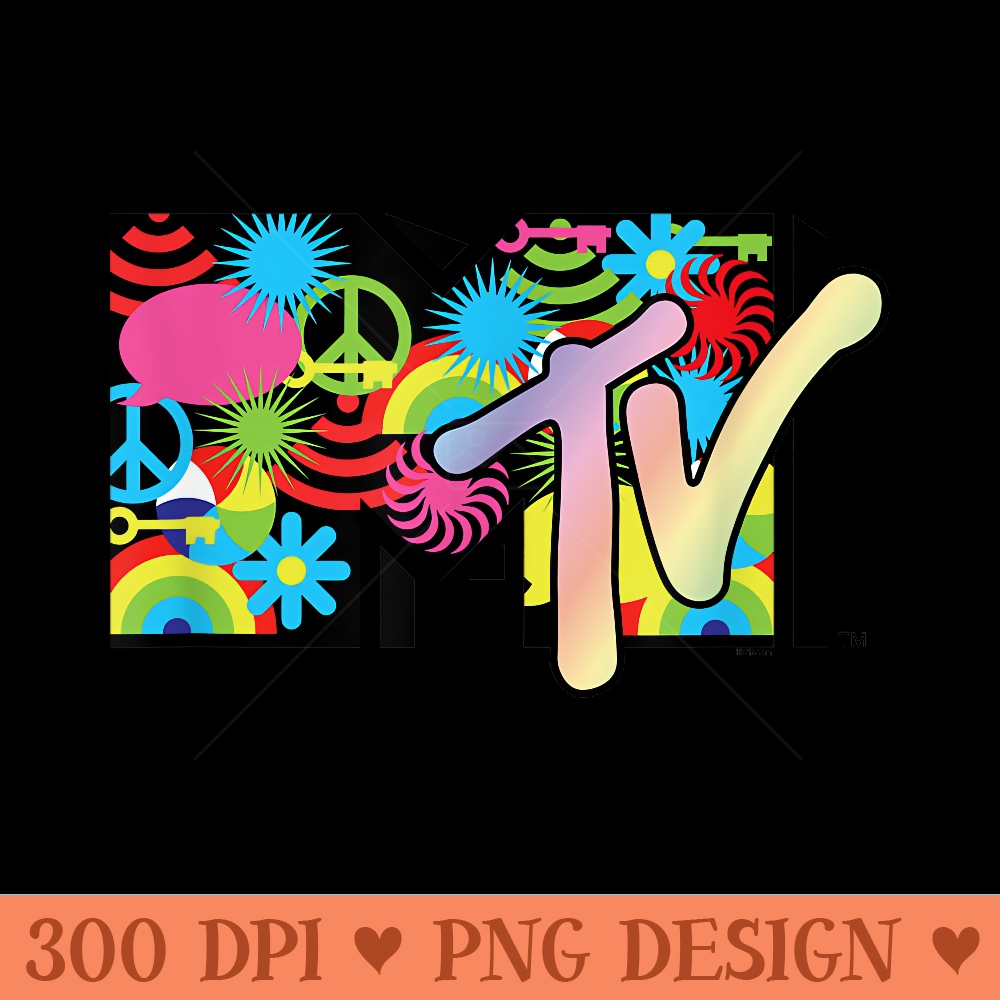 MTV - Icon Collage Logo - Sublimation patterns PNG - Revolut | Inspire ...