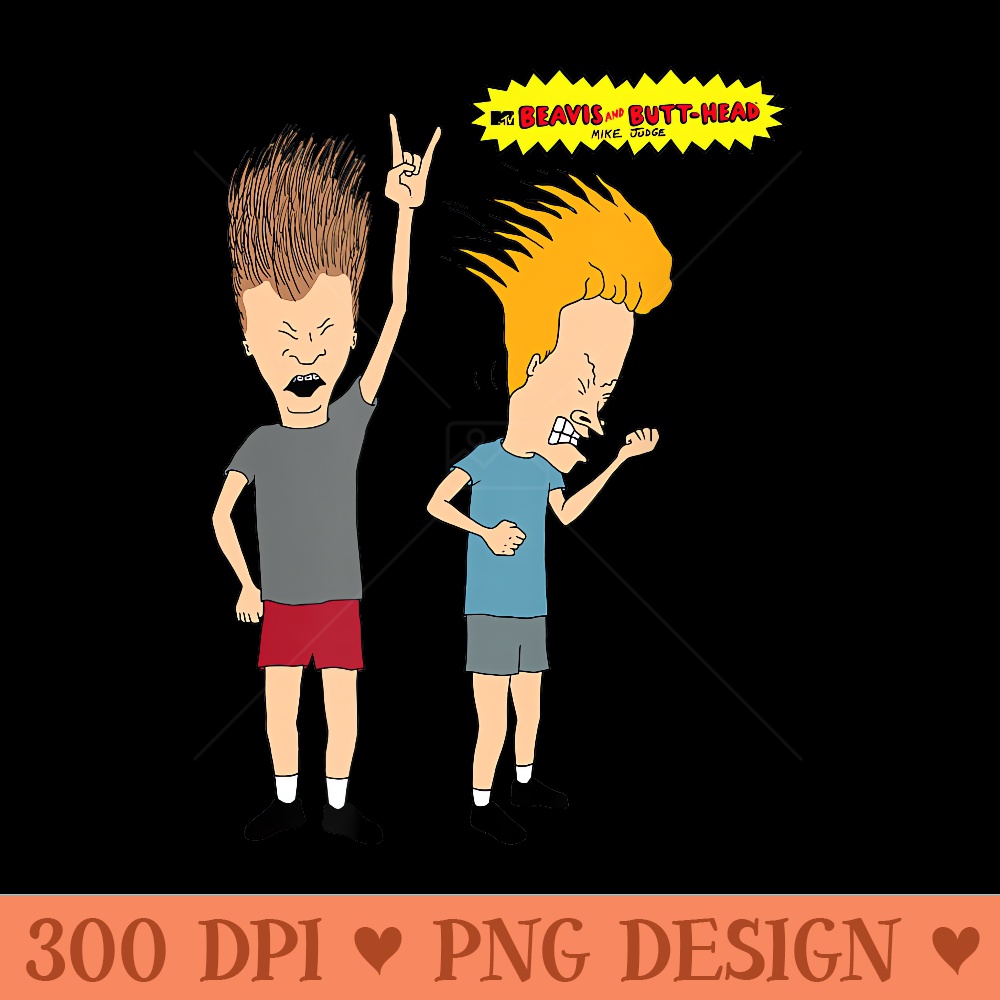MTV Beavis & Butthead - Modern PNG designs - Defying the Nor | Inspire ...