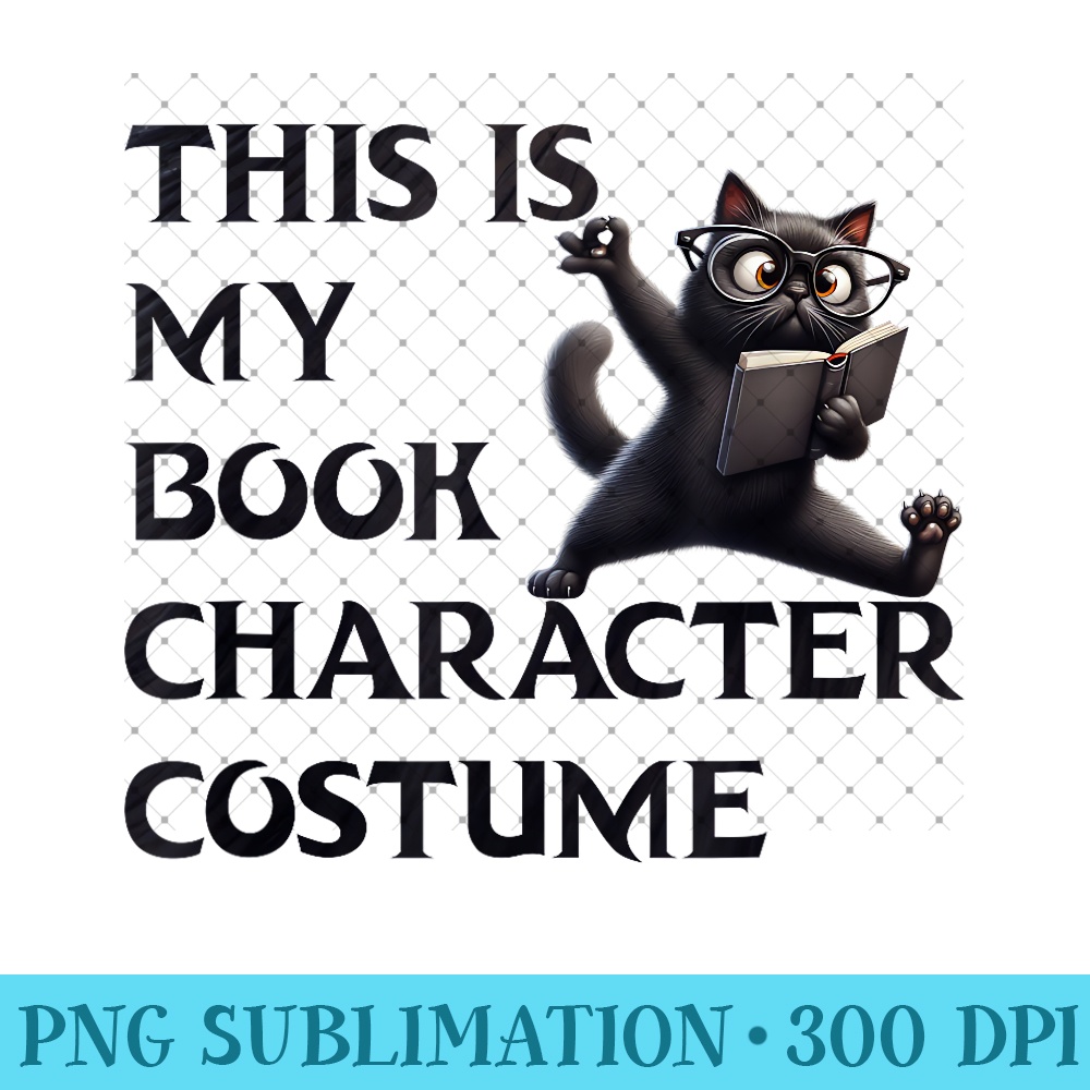 This Is My Book Character Cat Reading for him & her - High Q | Inspire ...