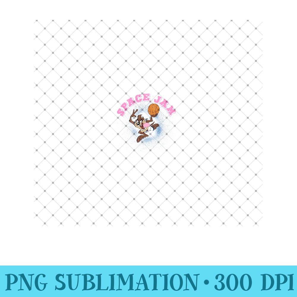 Space Jam Classic Taz Galactic Basketball Dunk - PNG Clipart | Inspire ...