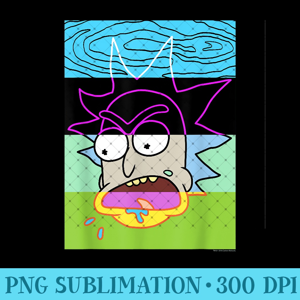 Rick and Morty Rick Color Divisions - PNG Clipart | Inspire Uplift