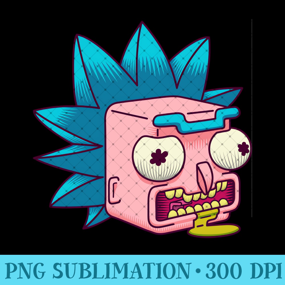 Rick and Morty Cube Rick - PNG Graphics | Inspire Uplift