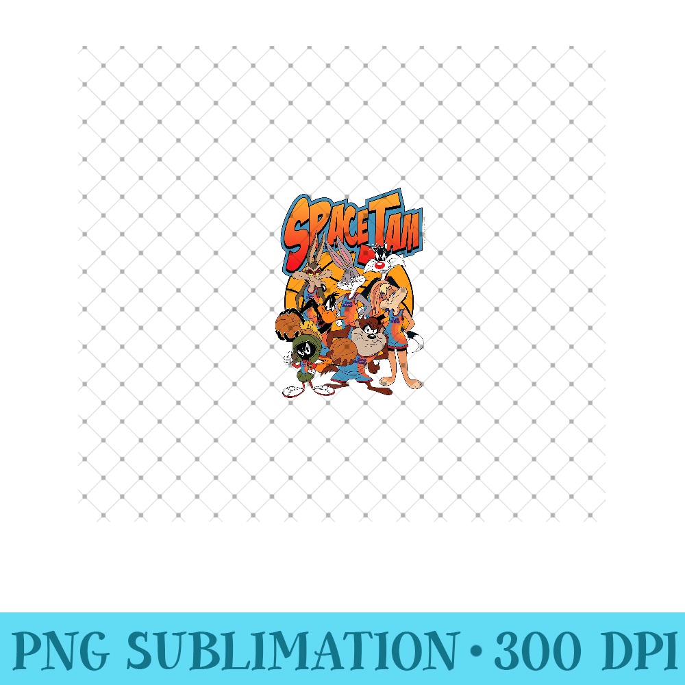 Space Jam Characters Premium - Ready To Print PNG Designs | Inspire Uplift