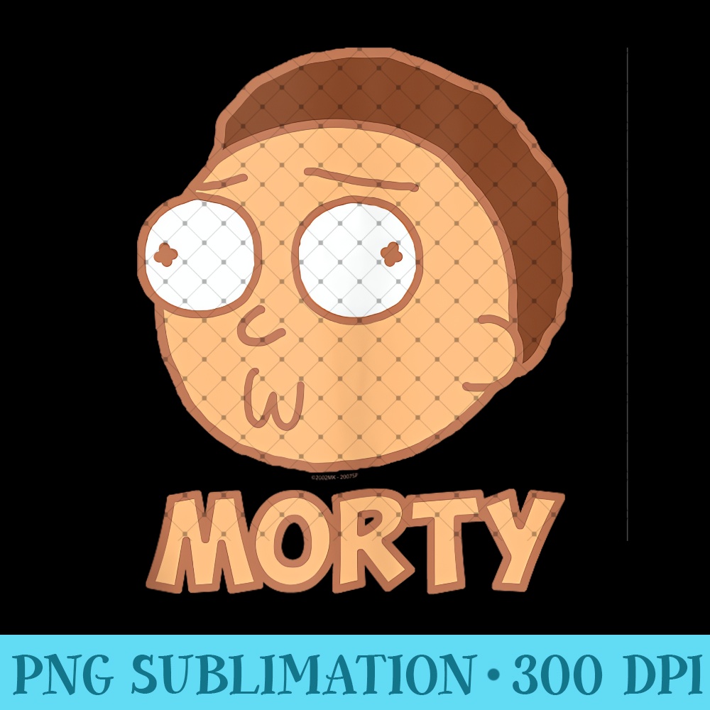 Rick and Morty Hipster Morty Face - PNG Clipart | Inspire Uplift
