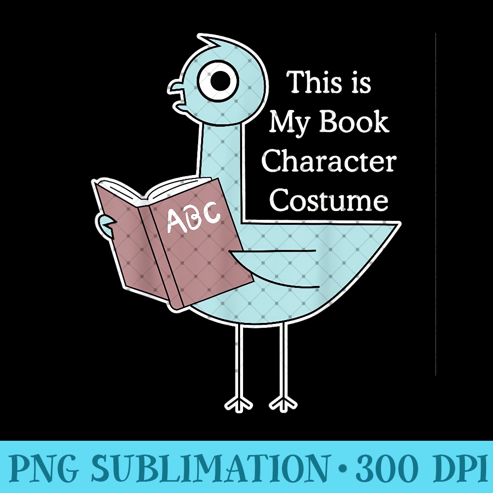 This Is My Book Character -Funny Pigeon, Reading - Unique Su | Inspire ...