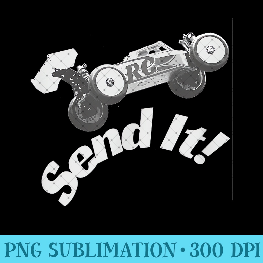 RC Racing, Send it! Radio Control Cars - PNG Graphics | Inspire Uplift