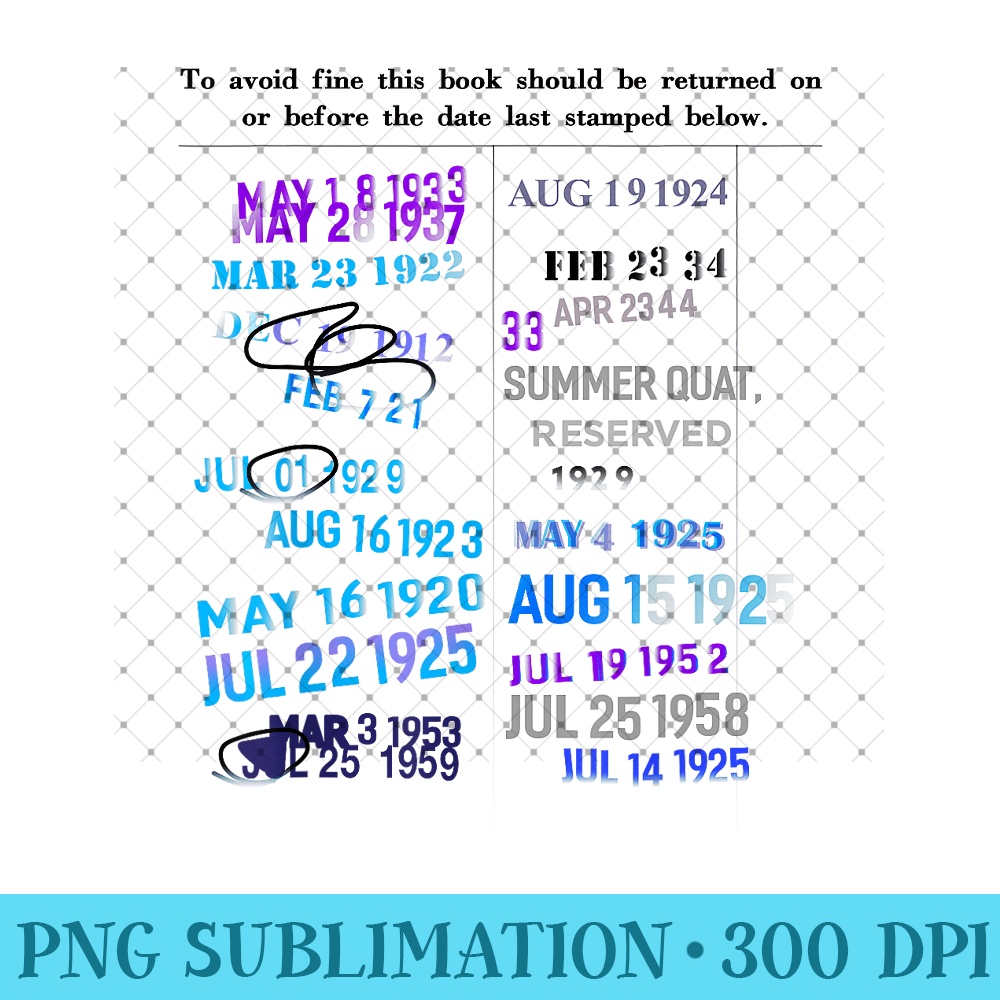 Library Date Stamp Librarian Library Book Stamp - PNG Graphi | Inspire ...