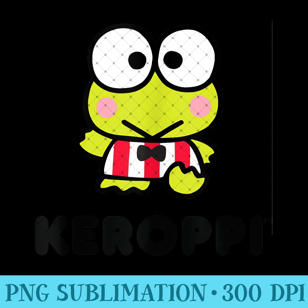 Keroppi Character Front and Back - Ready To Print PNG Design | Inspire ...