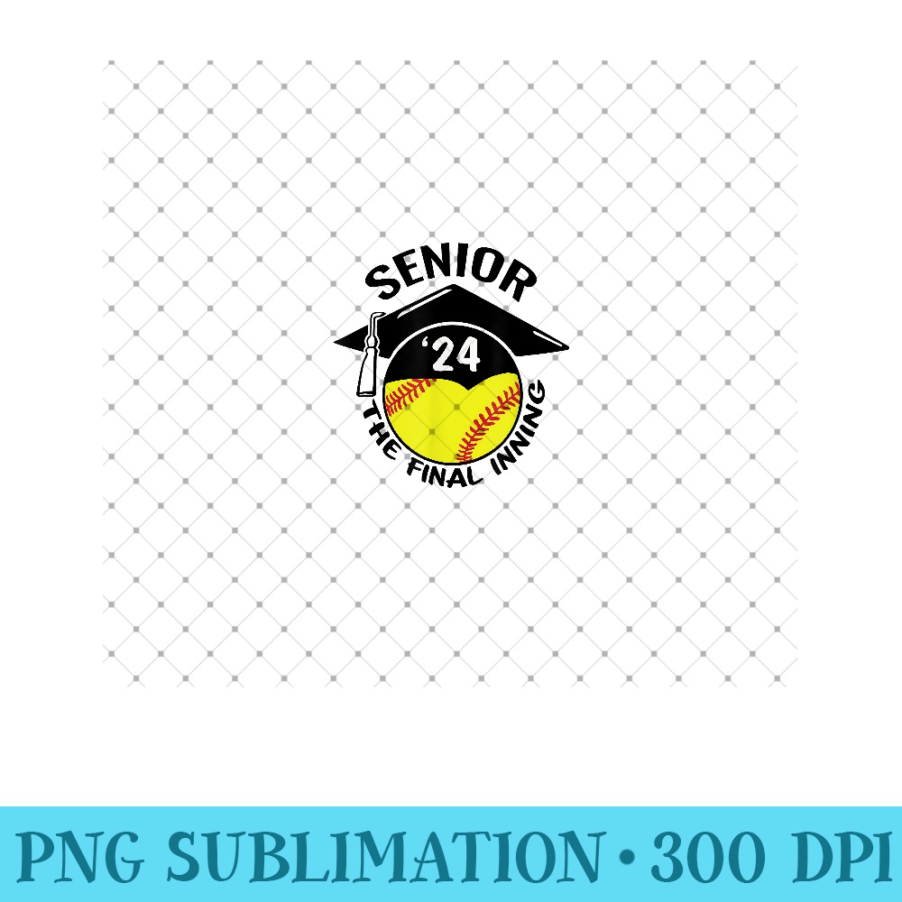 Softball Senior 2024 The Final Inning - Printable PNG Images | Inspire ...