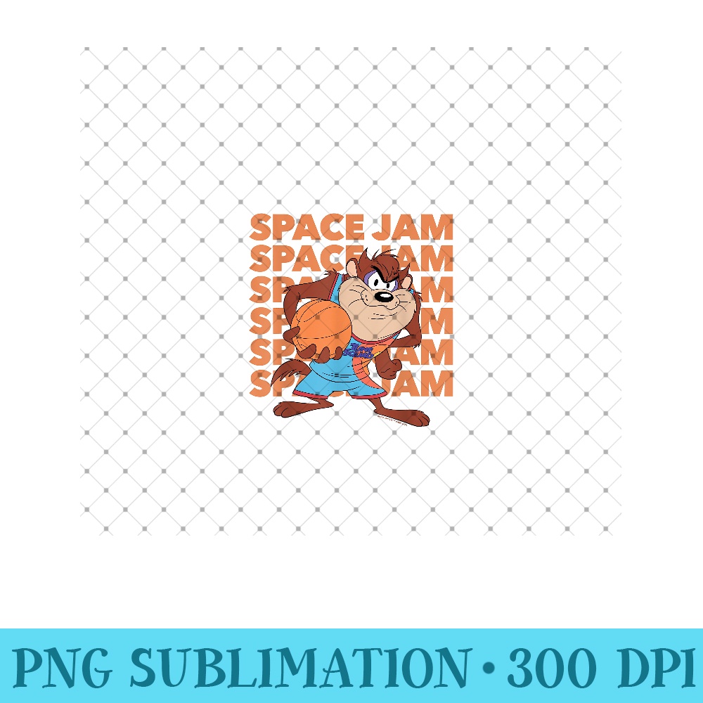 Taz Space Jam - Exclusive PNG designs | Inspire Uplift