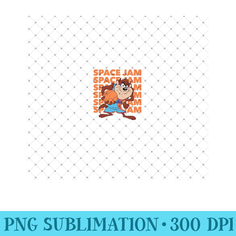 Taz Space Jam - Sublimation PNG Designs | Inspire Uplift