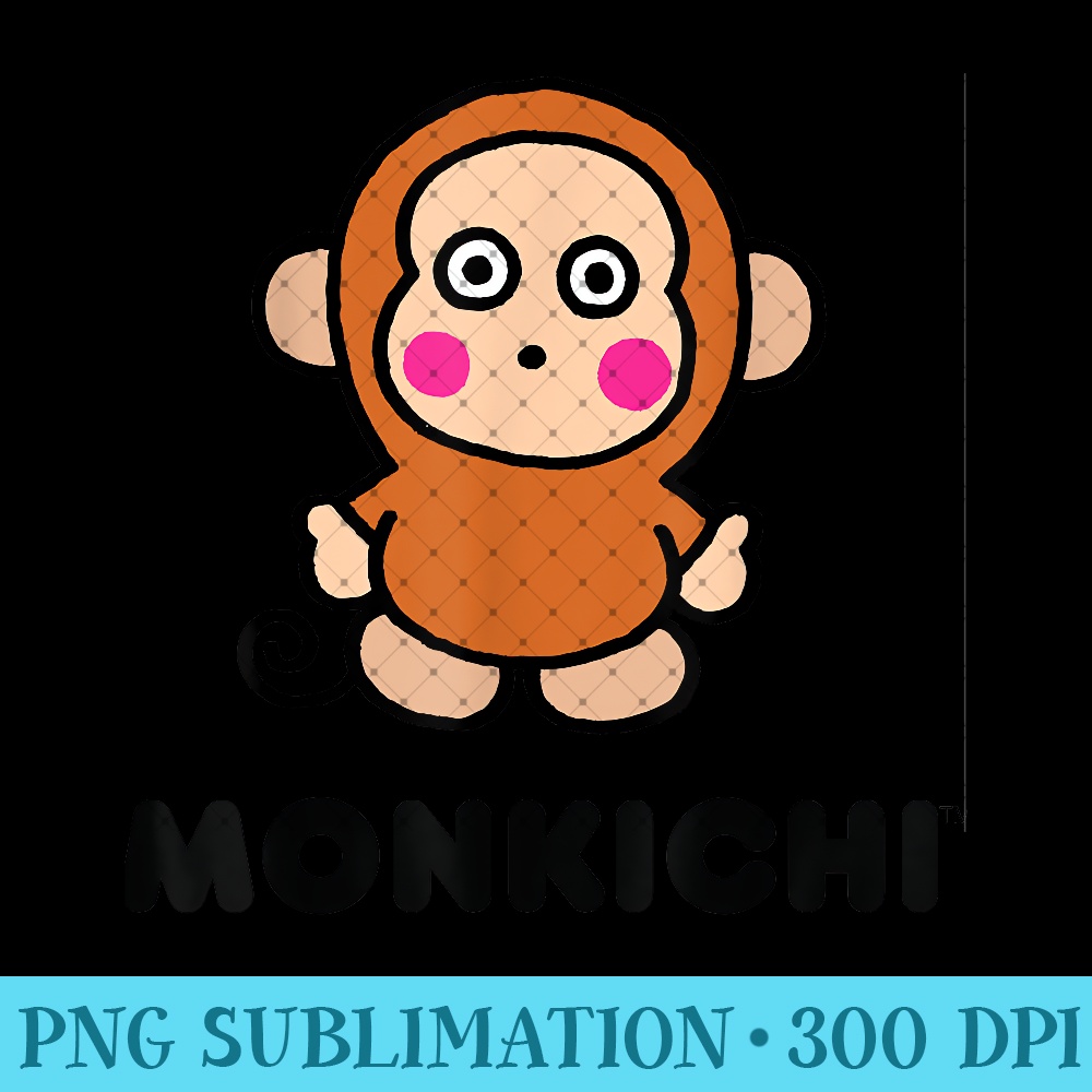 Monkichi Character Front and Back - PNG design downloads | Inspire Uplift