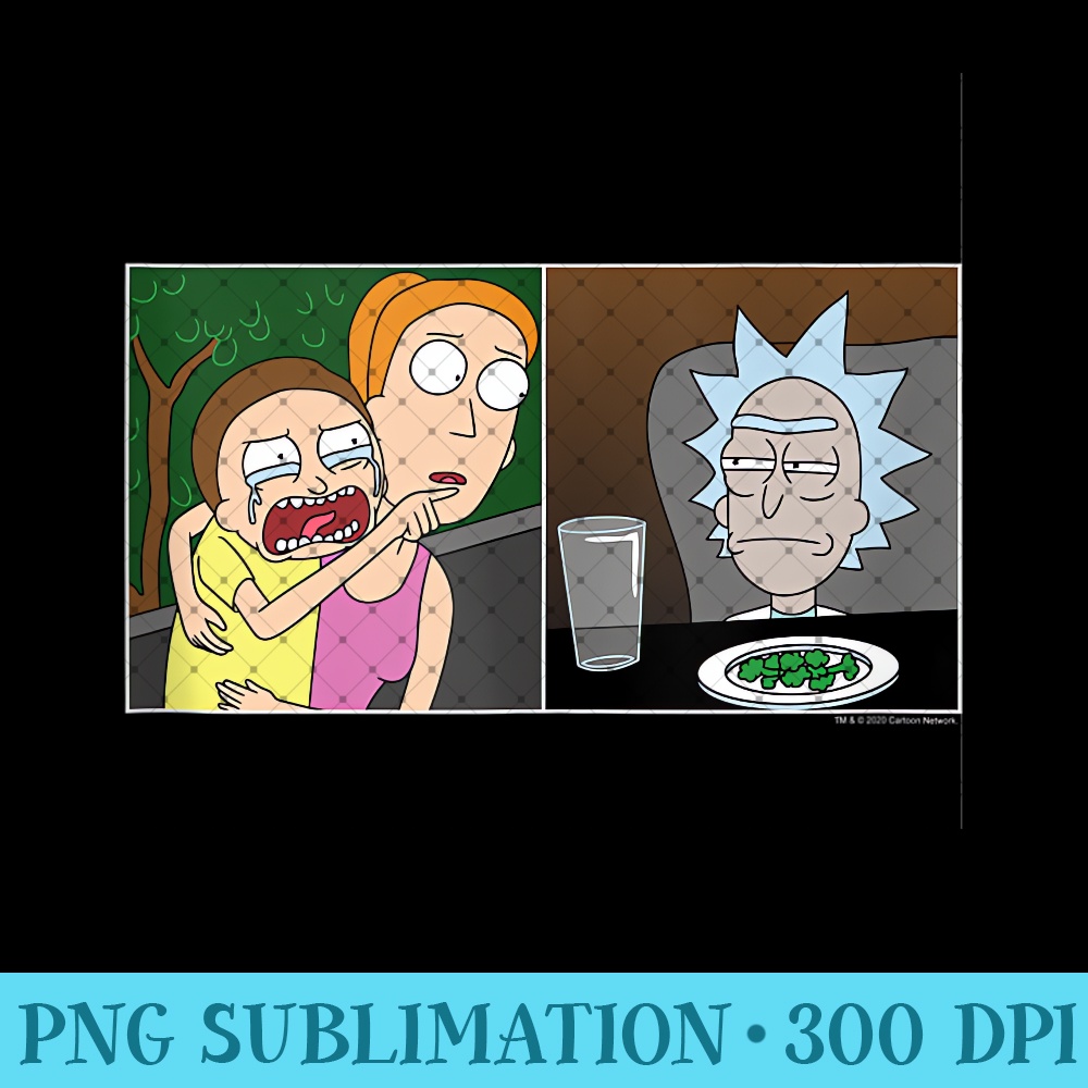 Rick and Morty Pointing Meme - Unique Sublimation patterns | Inspire Uplift