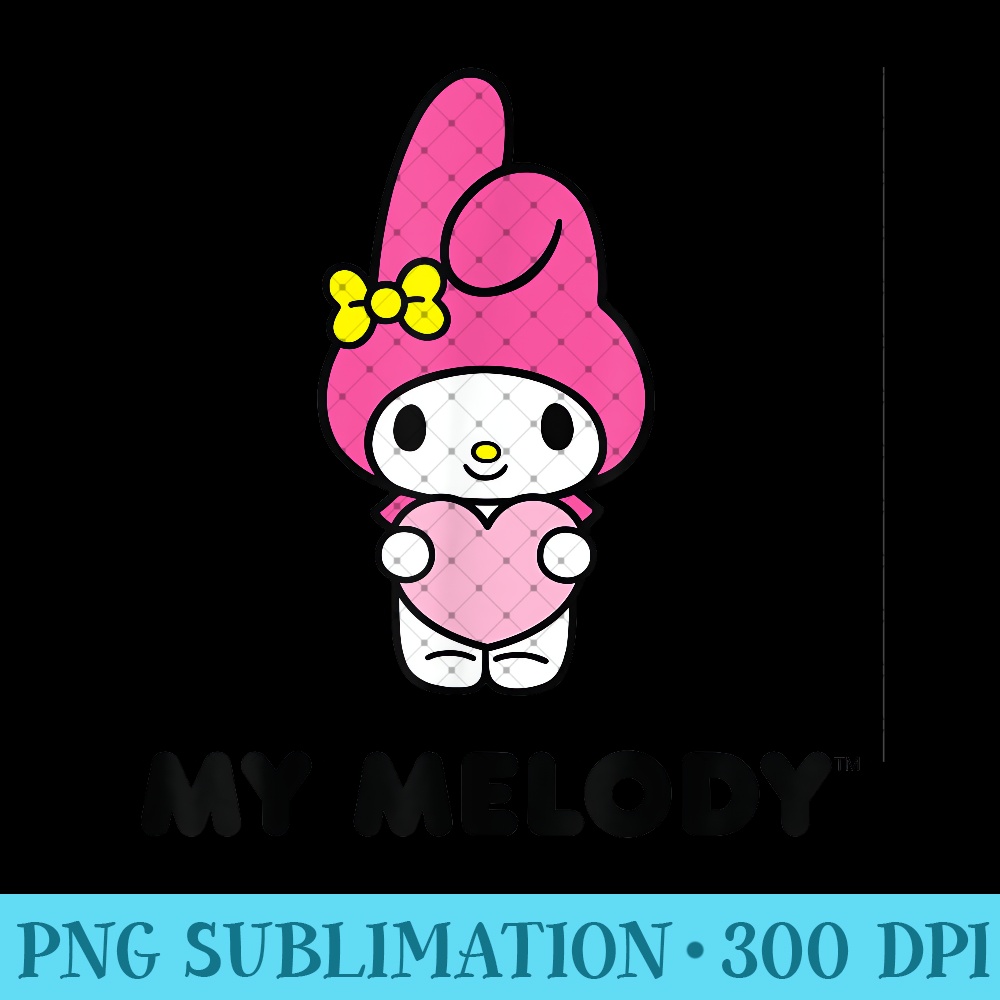 My Melody Character Front and Back - PNG Prints | Inspire Uplift