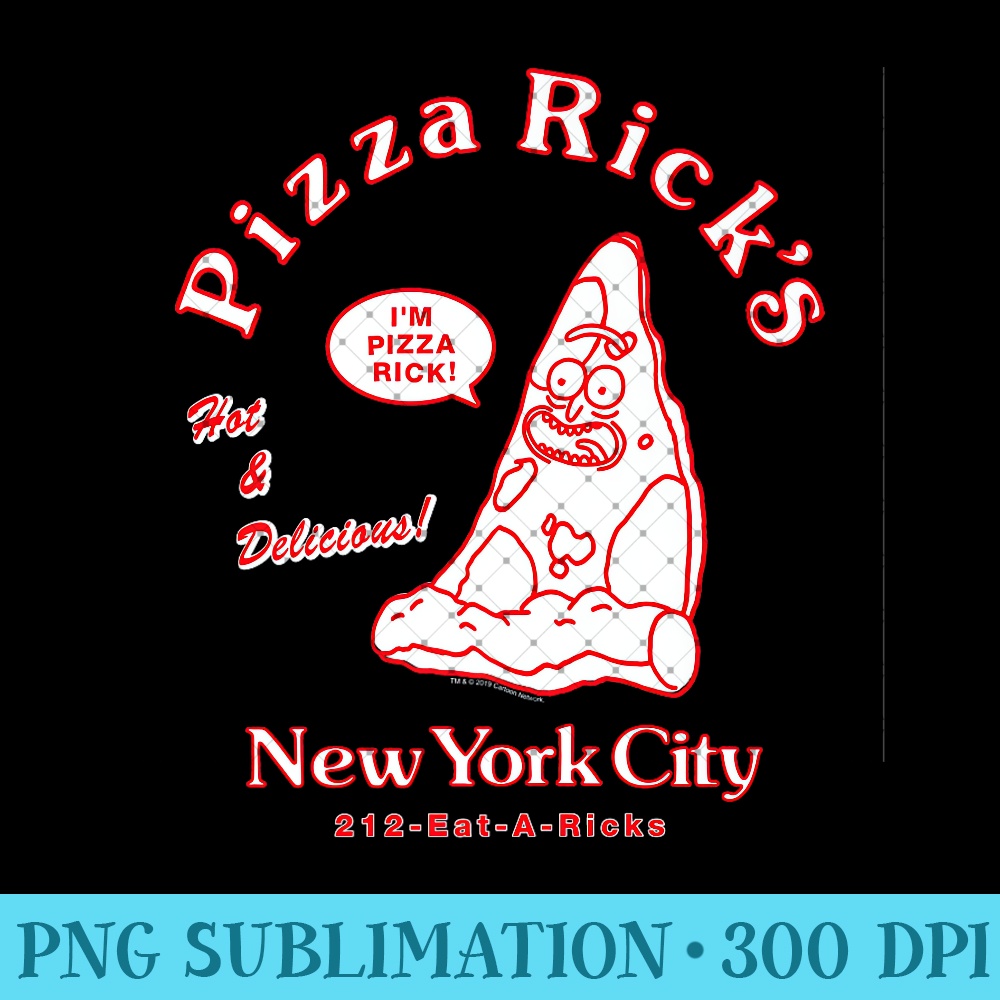 Rick and Morty Pizza Rick's New York City Premium - Mug Subl | Inspire ...
