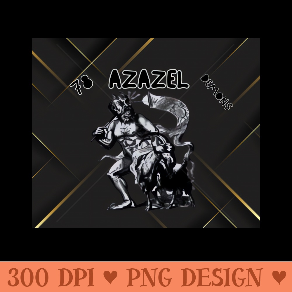 AZAZEL 78 DEMON - Modern PNG designs | Inspire Uplift