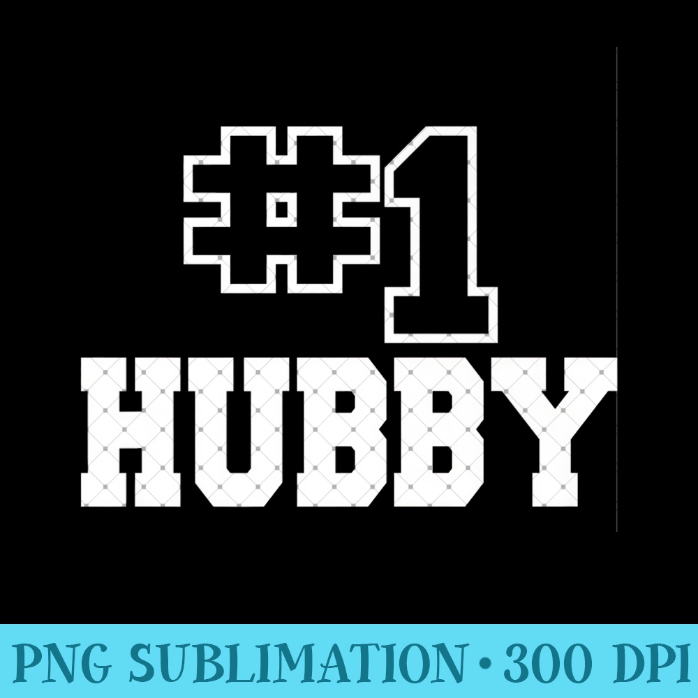 Number One Hubby No. 1 Best Fathers Day Husband Mens Premium | Inspire ...