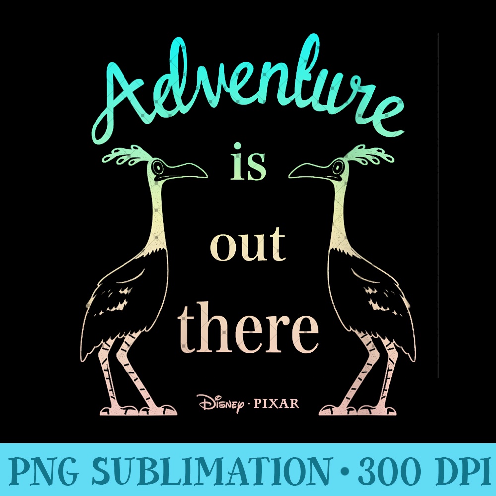 Womens Disney Pixar Up Kevin Adventure Neon Poster - Unique | Inspire ...