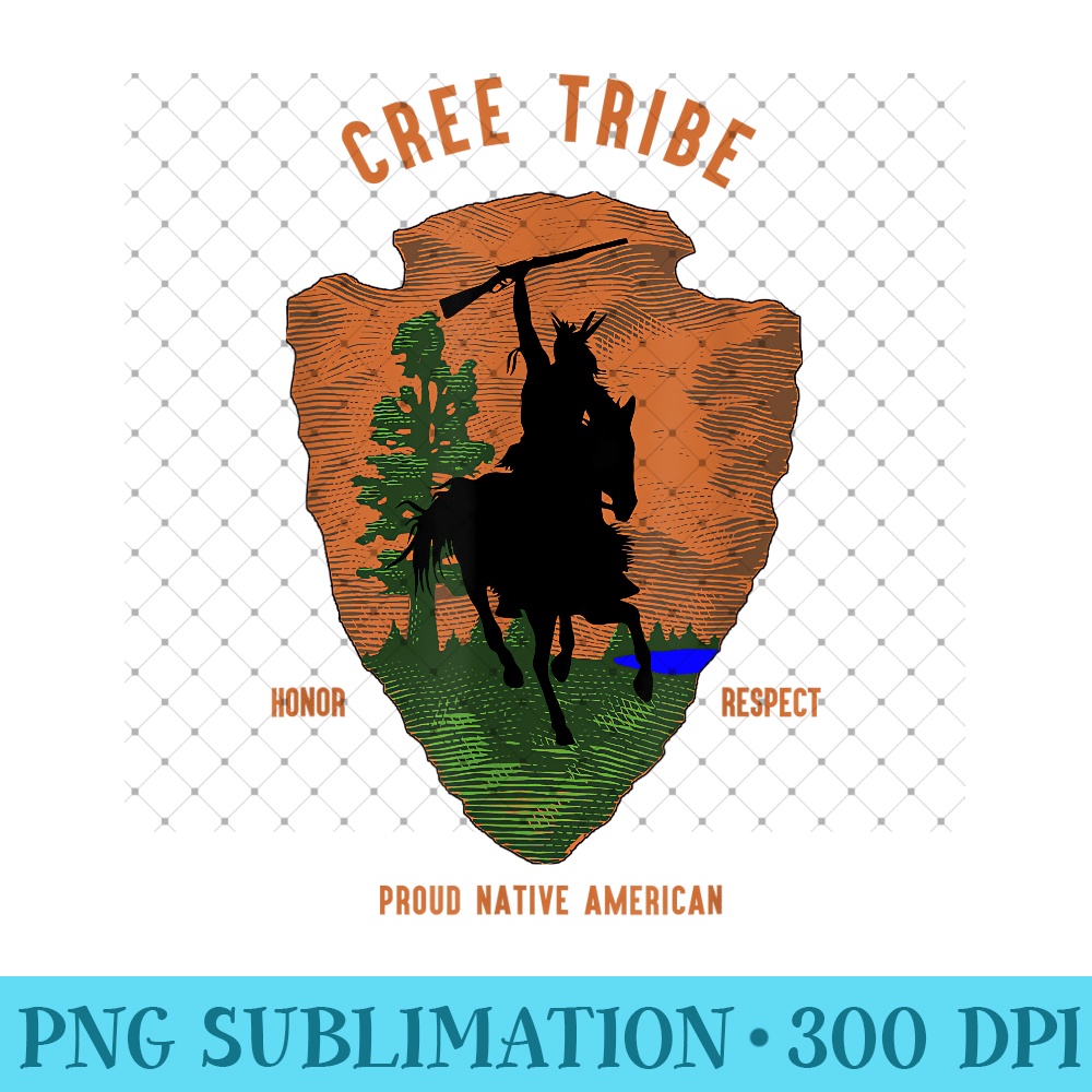 Cree Tribe Native American Indian Vintage Arrow Retro - Uniq | Inspire ...