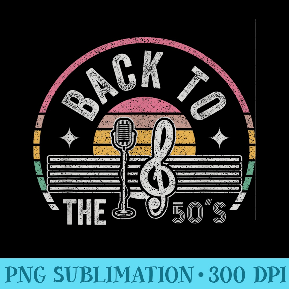 Vintage Retro Sock Hop 50s Rockabilly Print 1950s Greaser - - Inspire ...