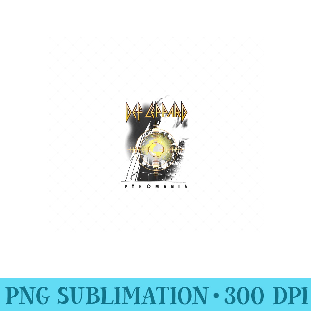 Def Leppard Pyro - Printable PNG Graphics - Inspire Uplift