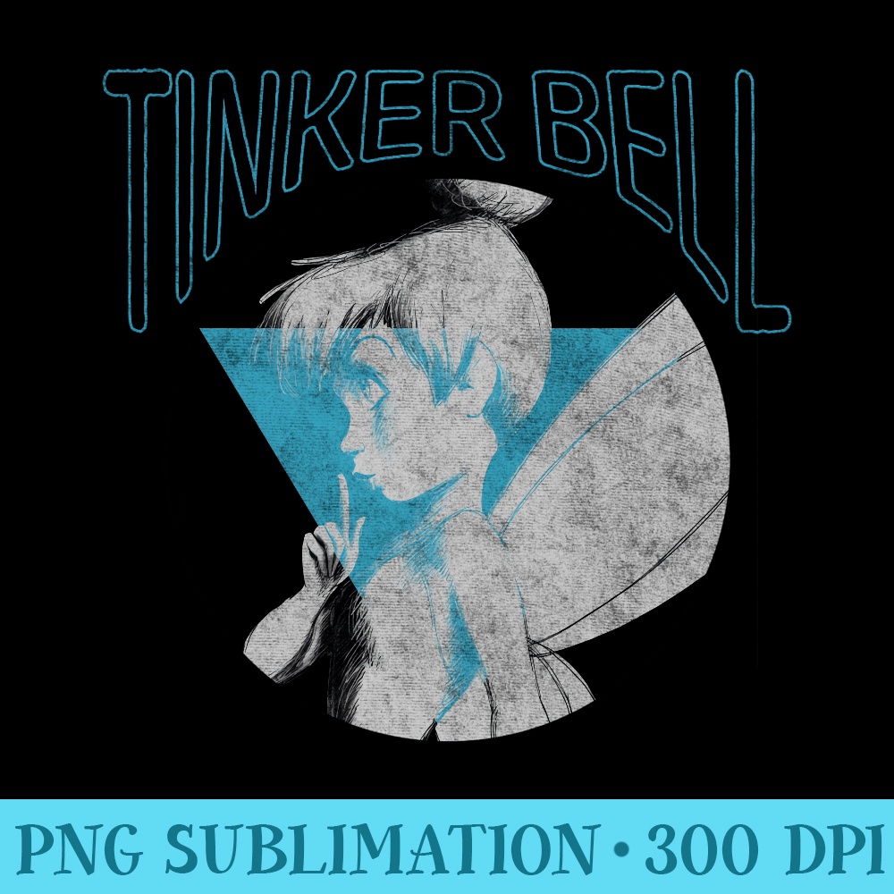 Disney Peter Pan Tinker Bell Blue Triange Profile - PNG Grap | Inspire ...