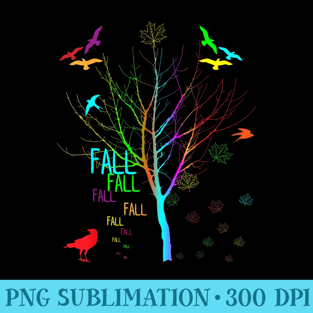 Autumn Season Fall Equinox Tree Leaves Birds the Beauty of - | Inspire ...