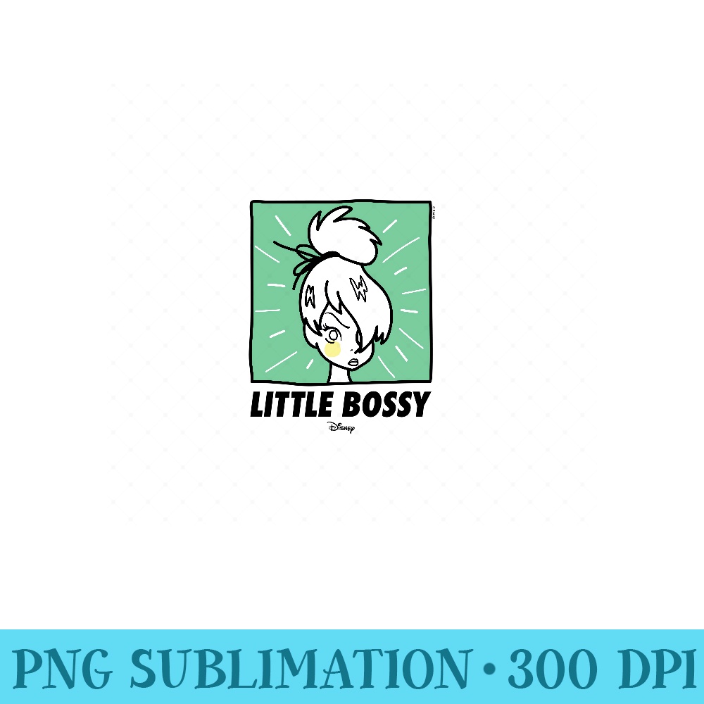 Tinker Bell - Little Bossy - Modern PNG designs | Inspire Uplift