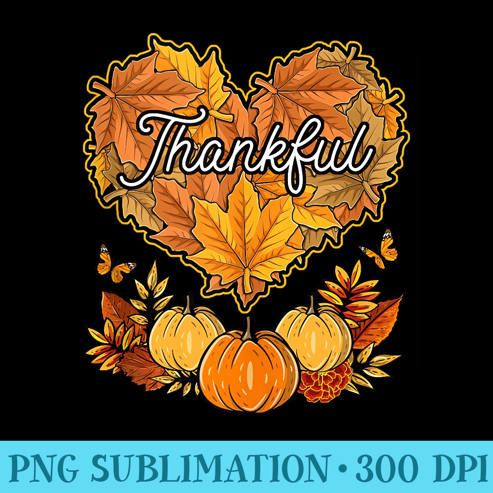 Happpy Thanksgiving Day Autumn Fall Maple Leaves Thankful - | Inspire ...