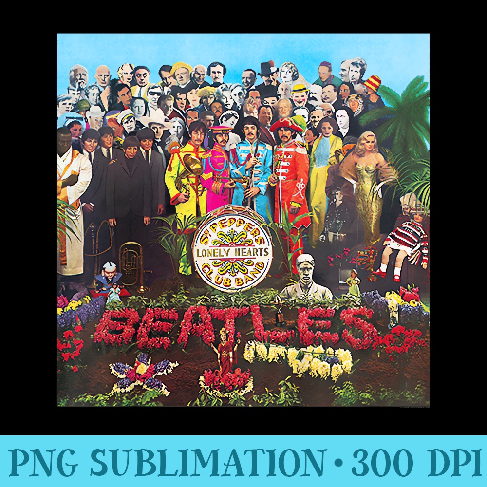 The Beatles Sgt Pepper Album - PNG Graphics | Inspire Uplift
