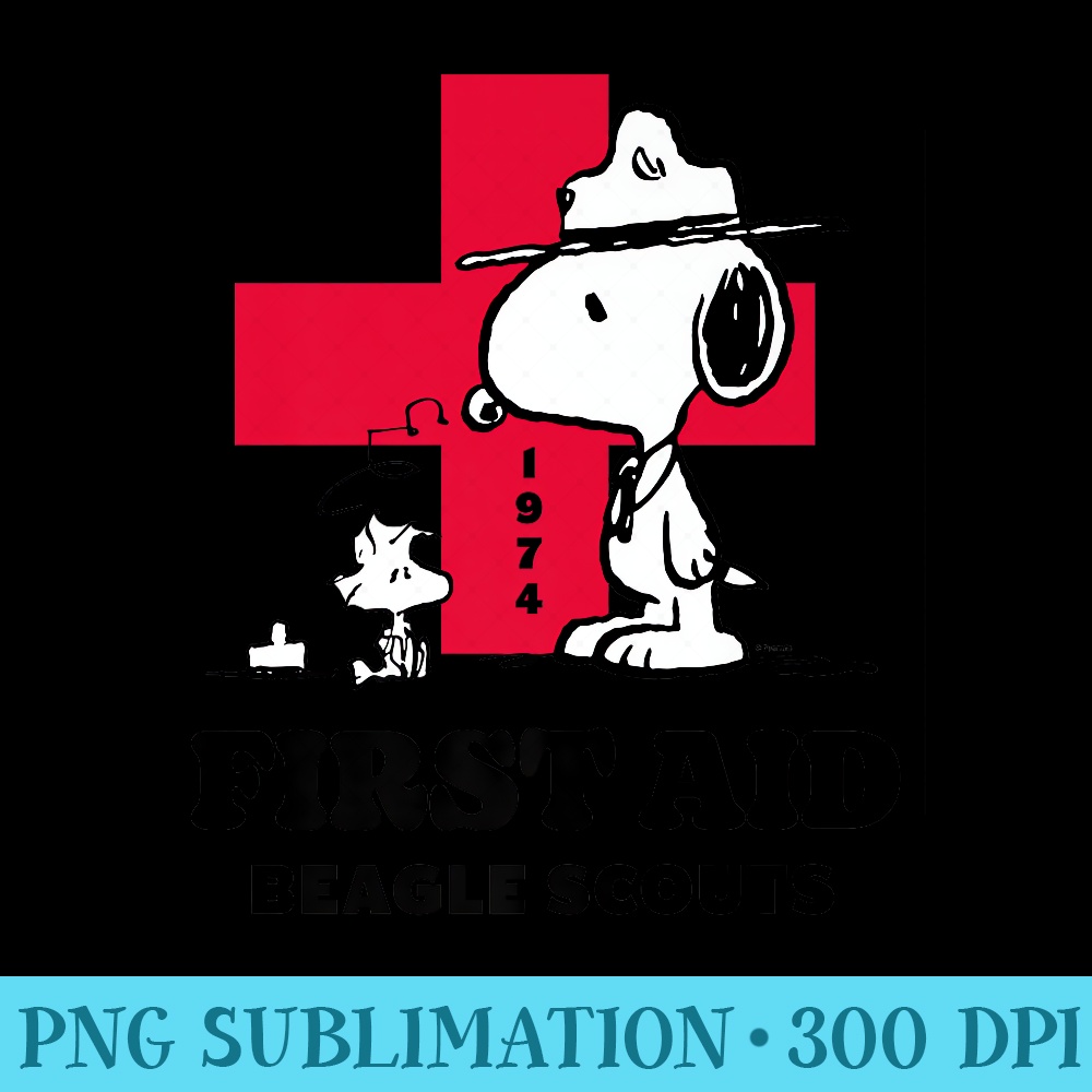 Peanuts - First Aid Beagle Scouts Premium - Unique PNG Artwo | Inspire ...