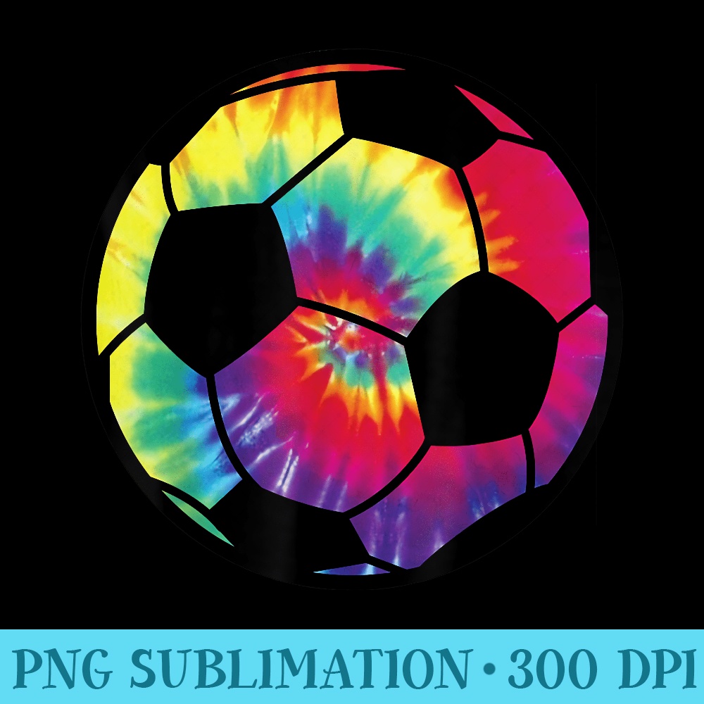 Soccer Football Tie Dye Rainbow nage Men Girls - Download PN | Inspire ...