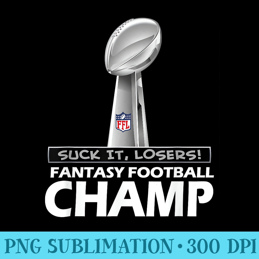Fantasy Football League Champ Trophy - PNG Download Illustra | Inspire ...