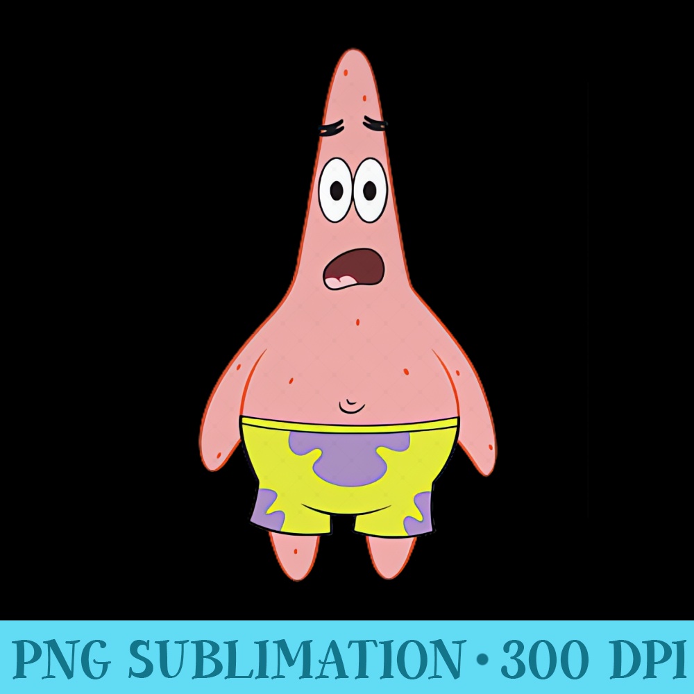 SpongeBob SquarePants Surprised Patrick Pocket Logo Premium | Inspire ...
