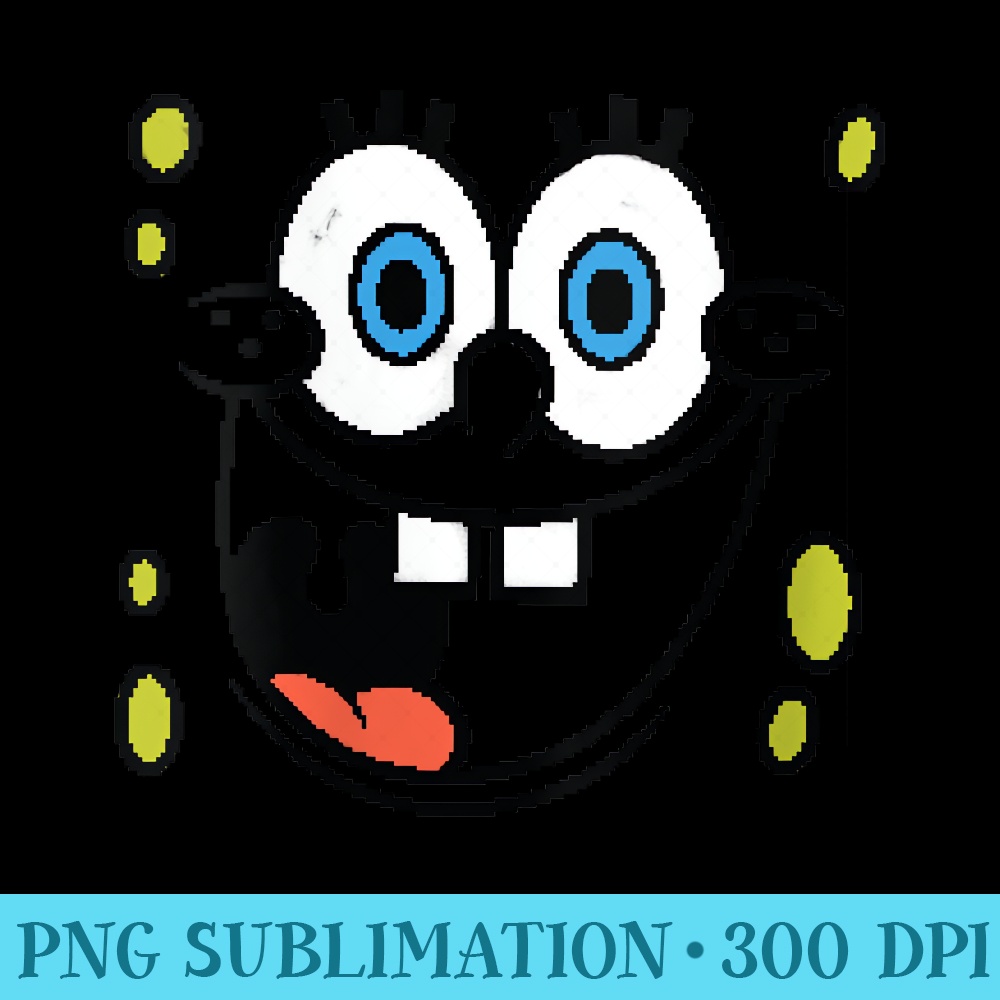 Spongebob Squarepants Face Print - PNG Download Source | Inspire Uplift