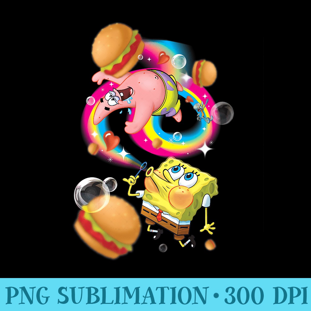 SpongeBob SquarePants Rainbows Bubbles Patties Friends Fun P | Inspire ...