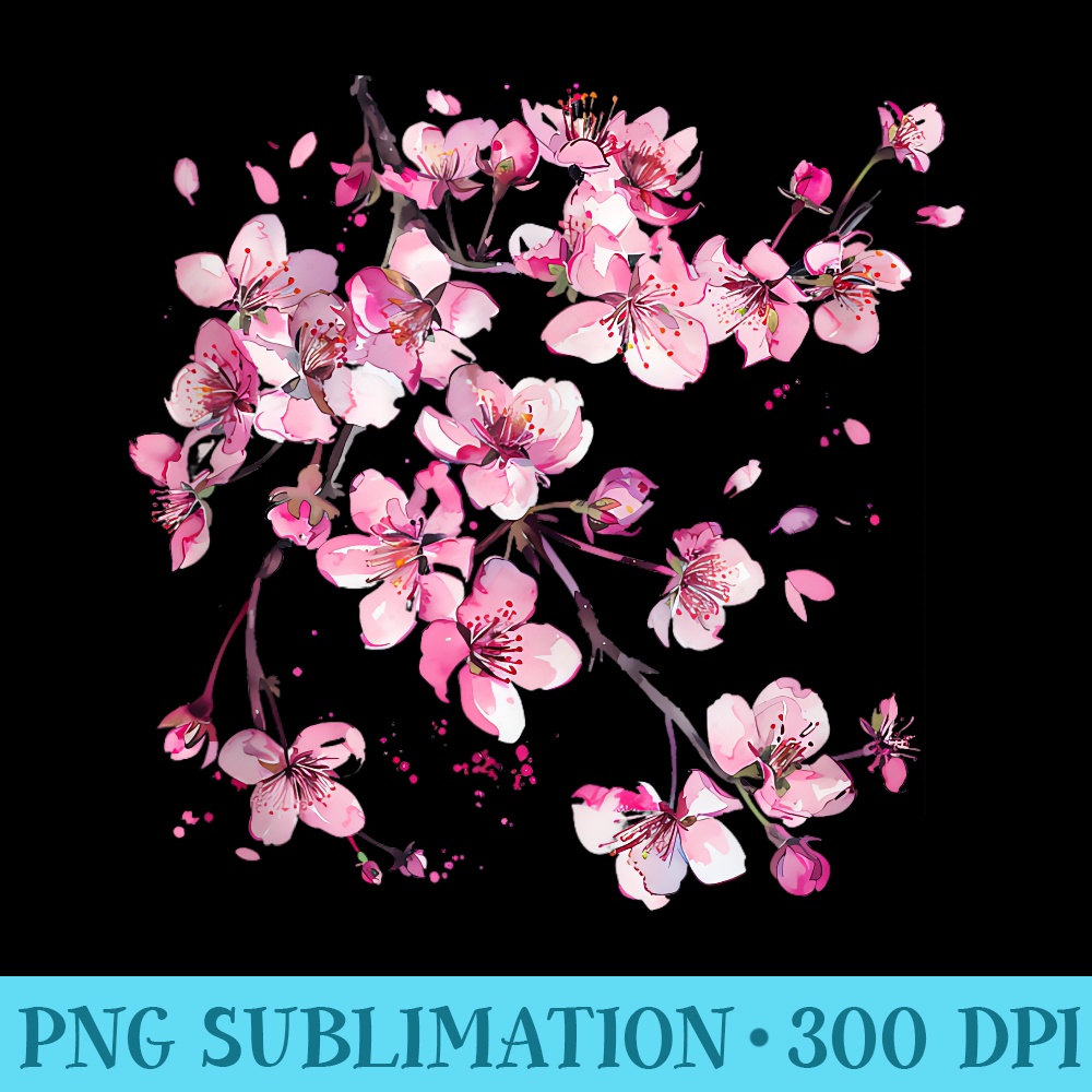 Cherry Blossom Japanese Flower Sakura Cherry Blossom - Trans | Inspire ...