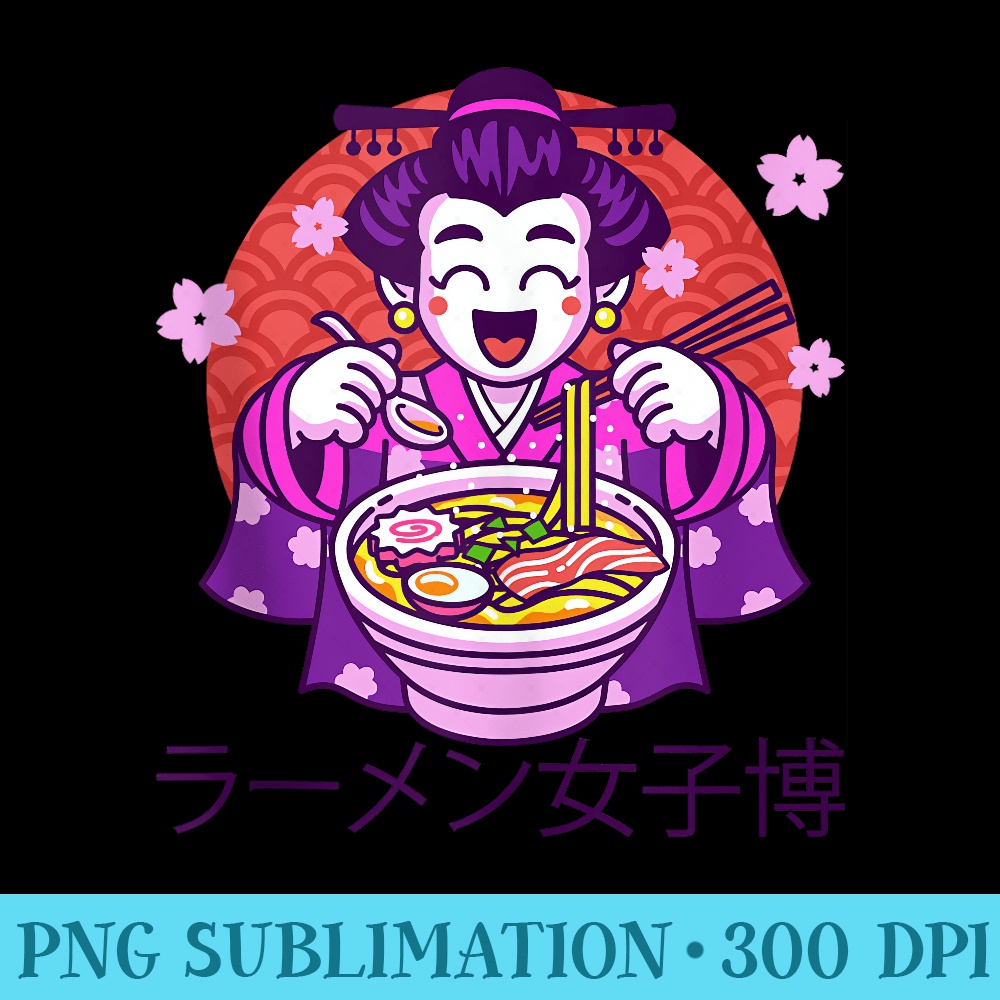 Kimono Ramen Girl Festival Girl Ramen Girl Dinner Edo Girl - | Inspire ...